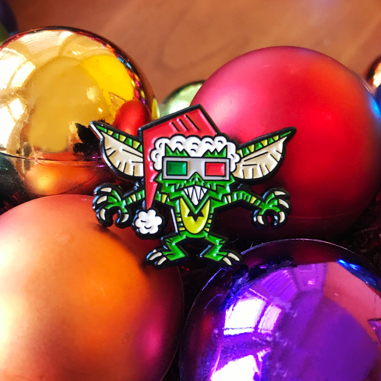 Christmas Gremlins Enamel Pin - Etsy