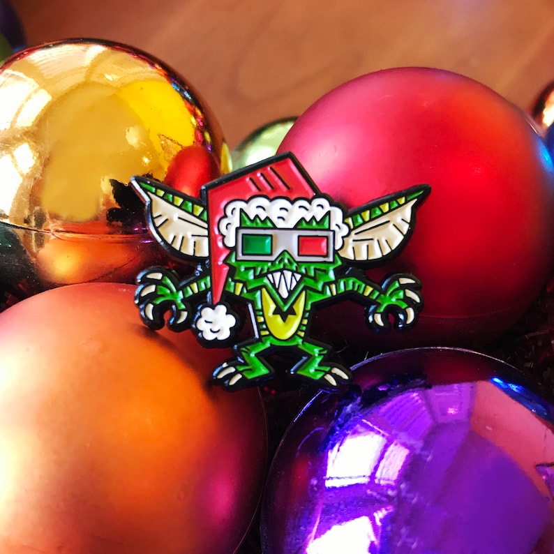 Christmas Gremlins Enamel Pin - Etsy