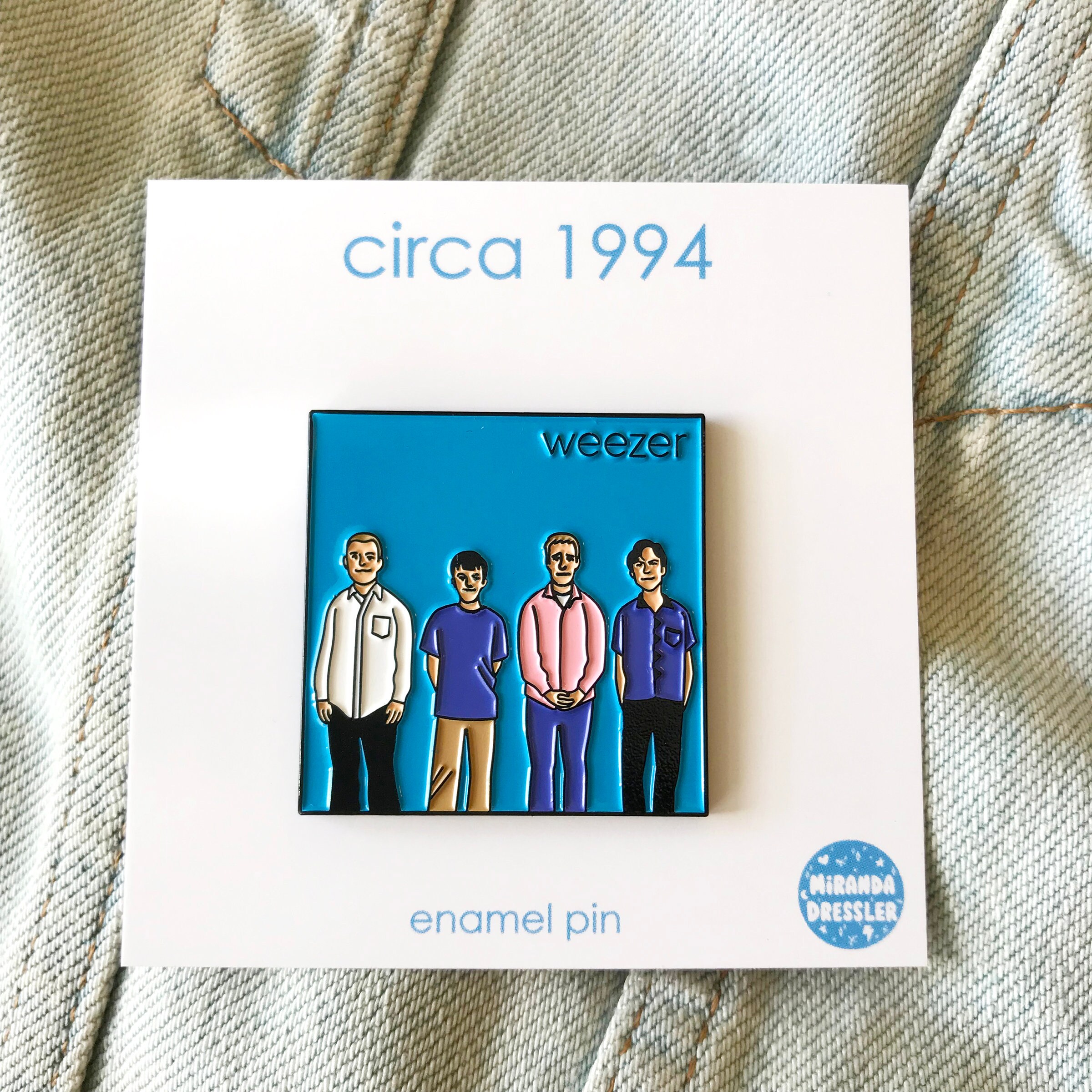 Blue Album Enamel Pin - Etsy