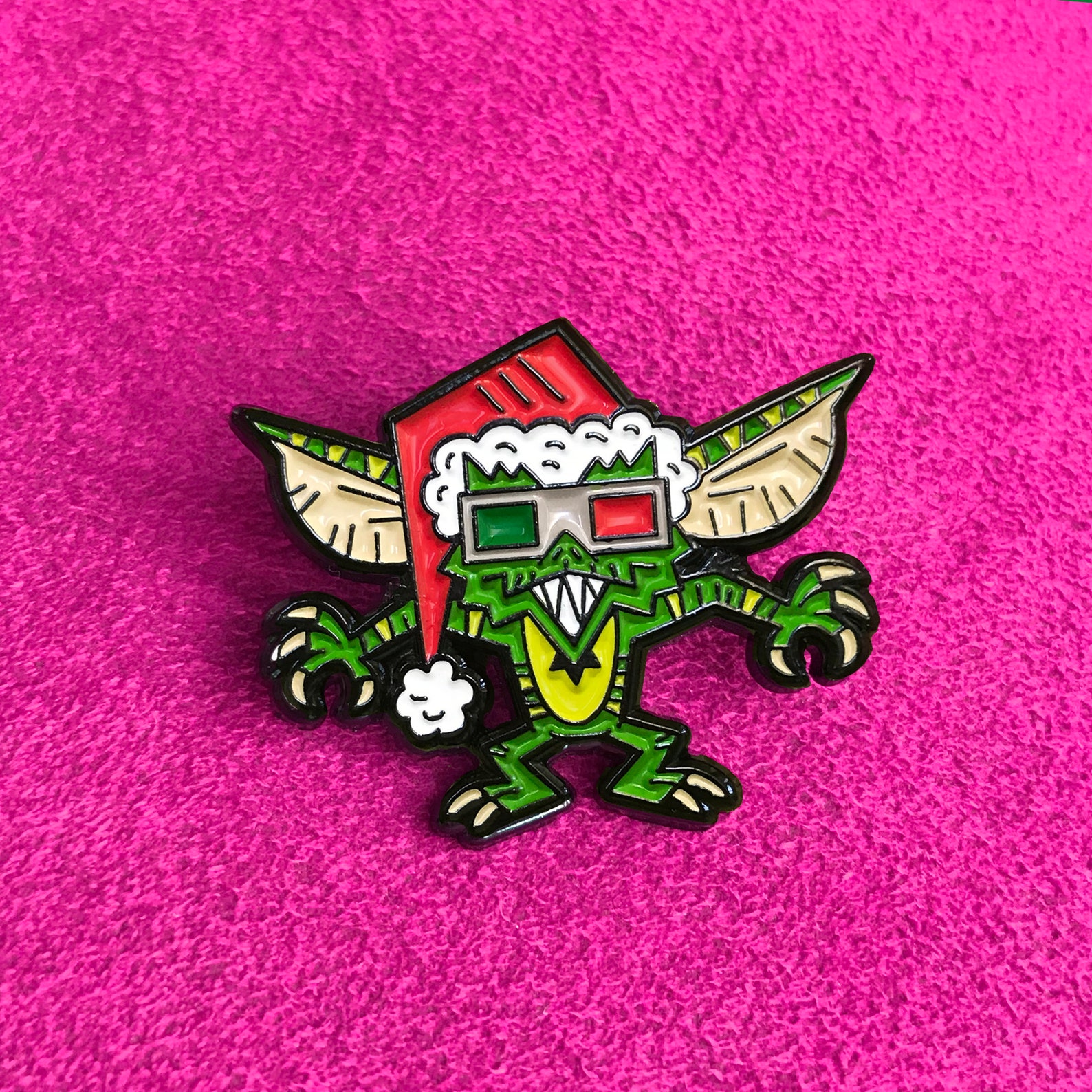 Christmas Gremlins Enamel Pin - Etsy