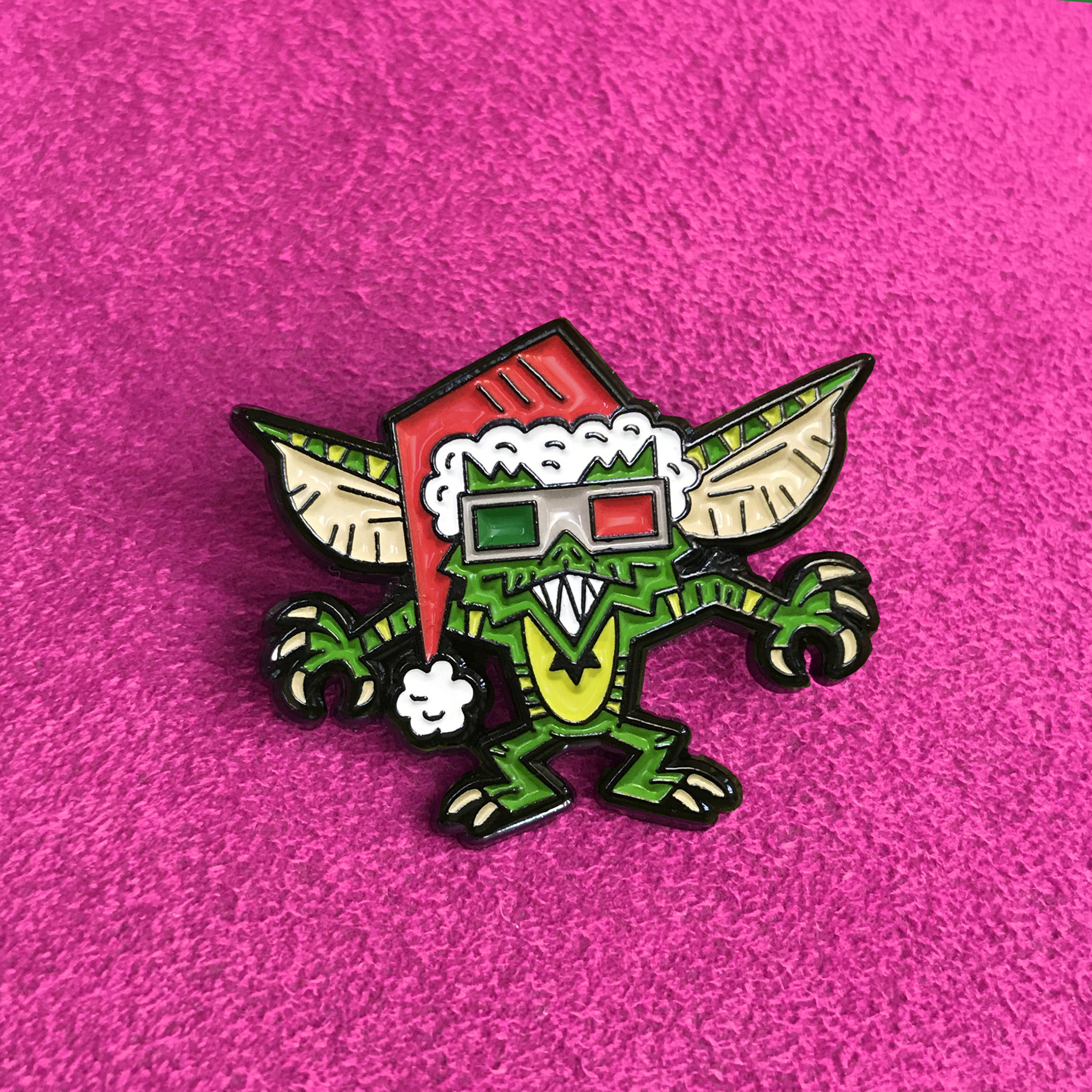 Christmas Gremlins Enamel Pin | Etsy
