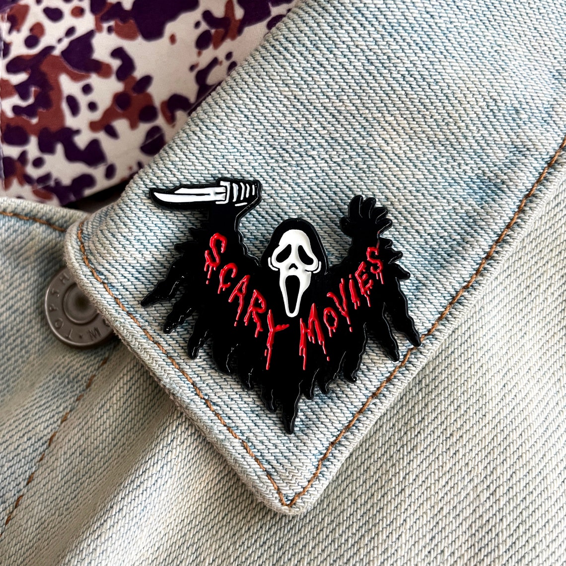 Scream Scary Movies Enamel Pin - Etsy