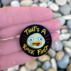 Rock Fact Enamel Pin Over the Garden Wall - Etsy