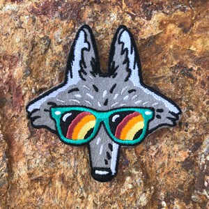 Cool as a Coyote Felt Patch - Etsy