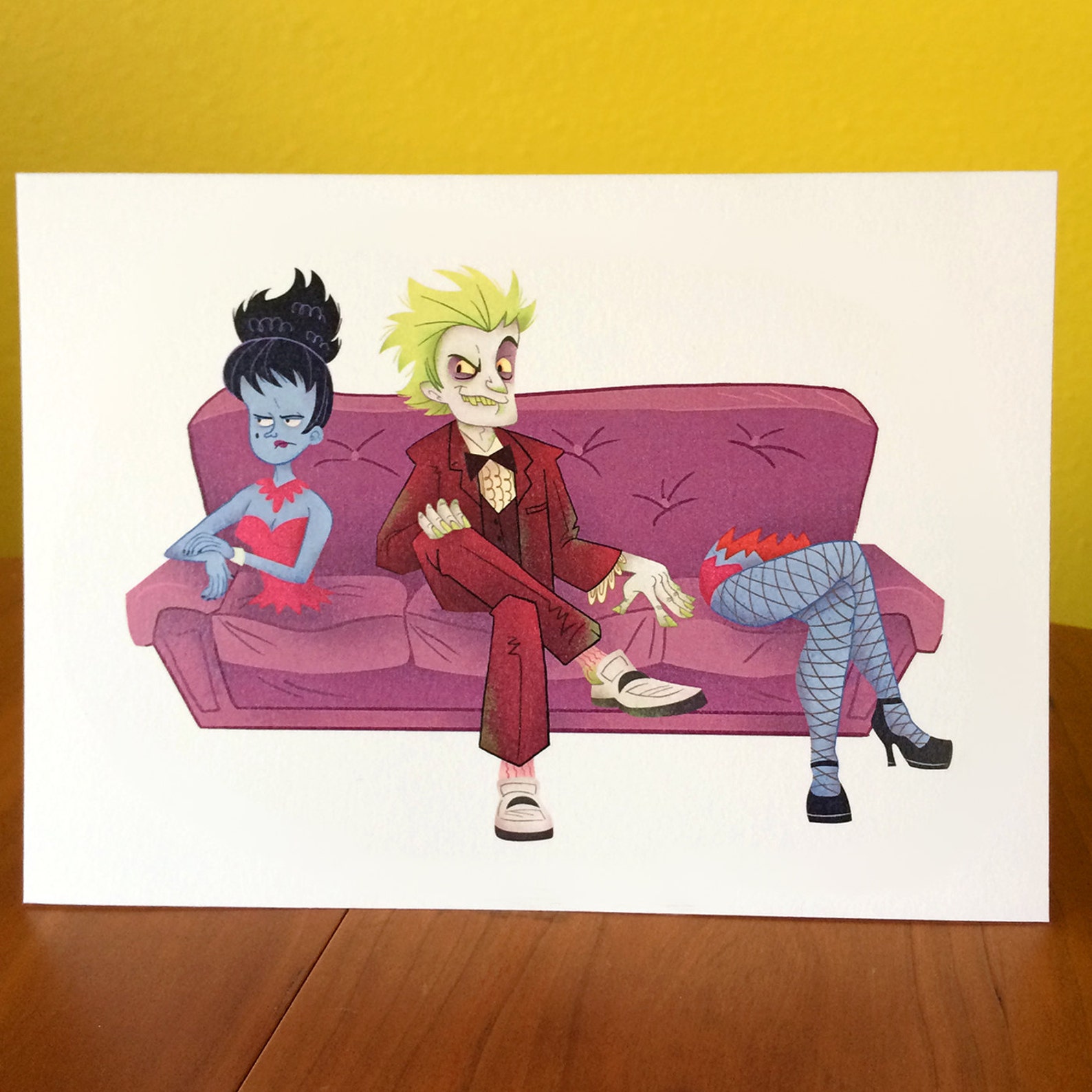 Beetlejuice Greeting Card - Etsy