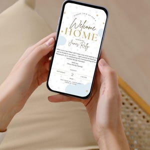 Welcome Home Adopted Child Welcome Party Invitation, Digital Invite, IG ...