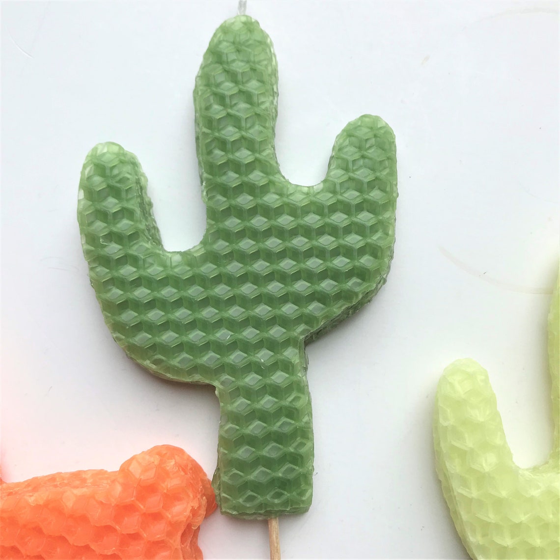 Taco Party Candles Cactus Beeswax Candles Southwest Beeswax - Etsy