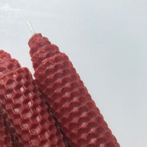 Rust Beeswax Candles, Beeswax Candles, Tapers, Candles, Fall Candles ...