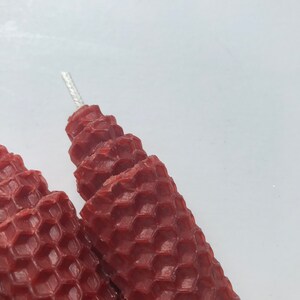 Rust Beeswax Candles, Beeswax Candles, Tapers, Candles, Fall Candles, Autumn Rust Candles, Fall ...