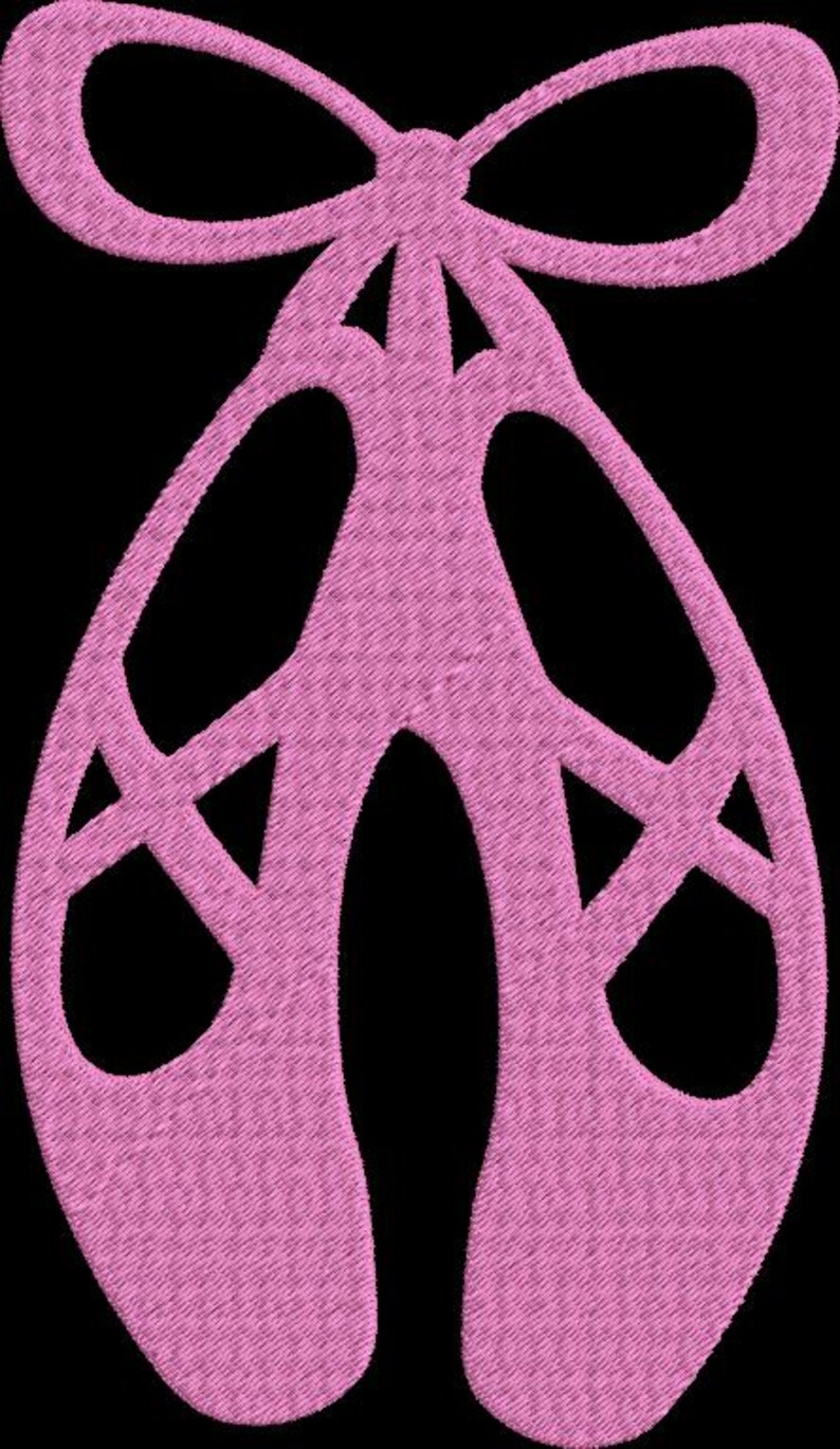 Ballet Shoes Embroidery Design - Etsy