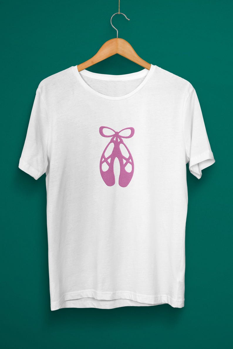Ballet Shoes Embroidery Design - Etsy