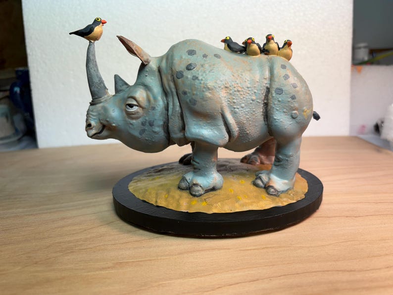 Funny Rhino Rhinoceros Stl File for 3D Printing - Etsy