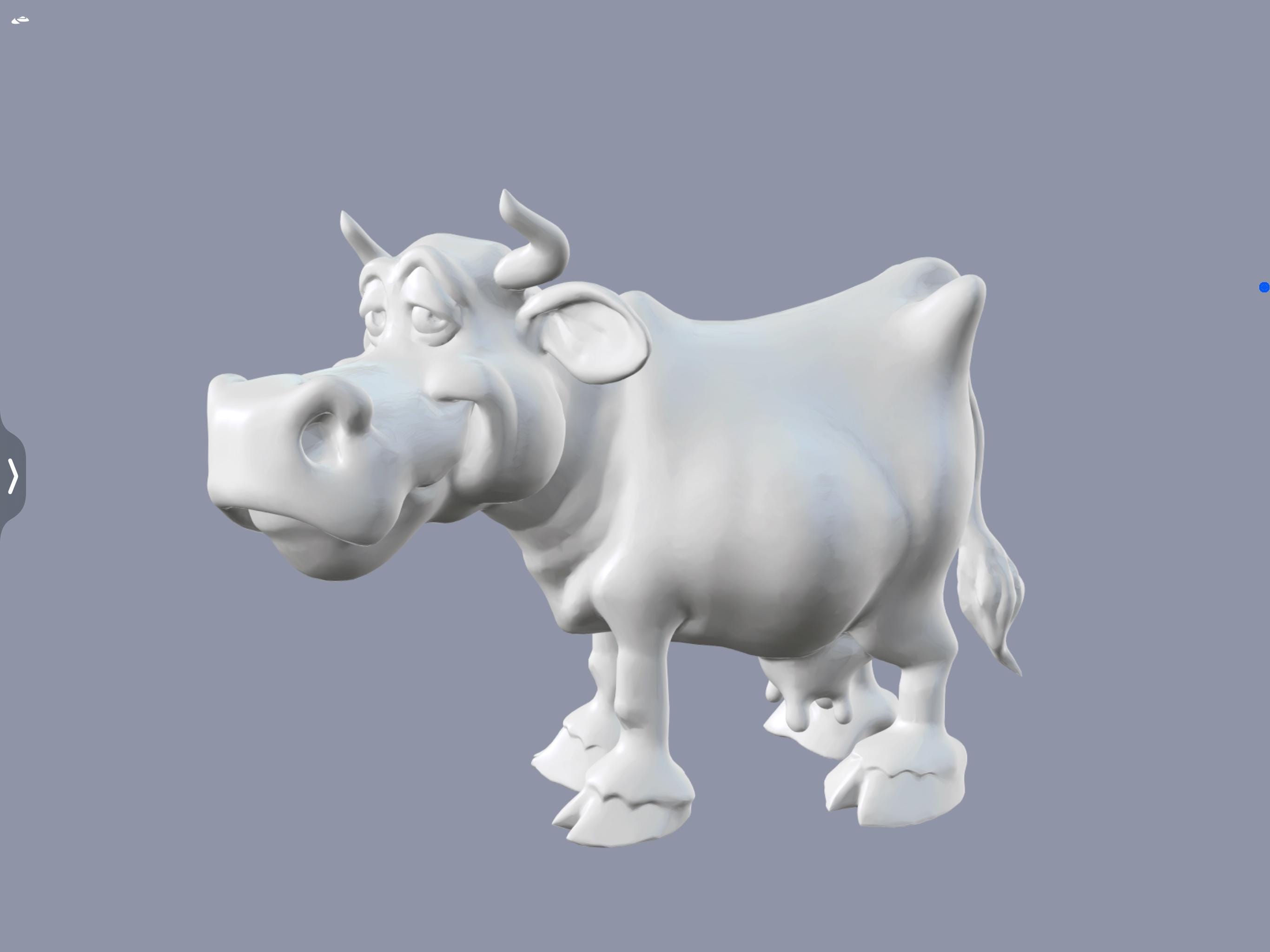Funny Cow STL File for 3D Printing - Etsy