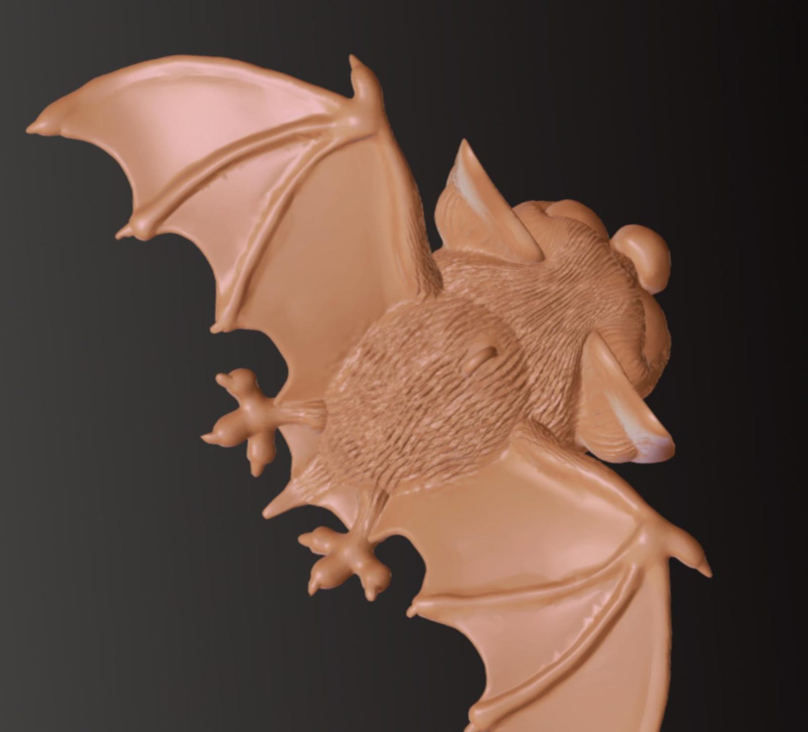 Cute Bat Halloween Ornament Stl File for 3D Printing - Etsy