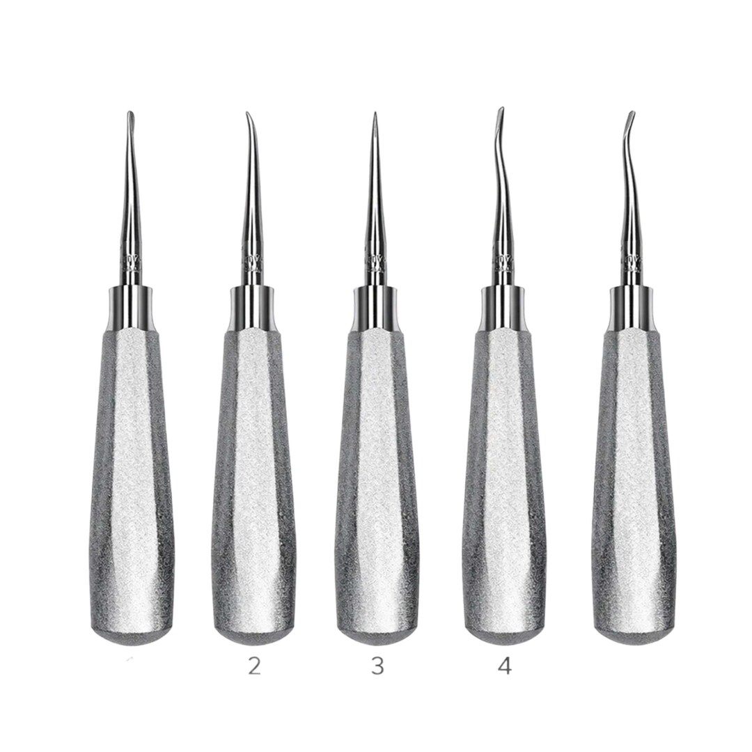 5X Hu-friedy E77R Dental 77R Elevator Serrated Chisel Edge With 510 ...