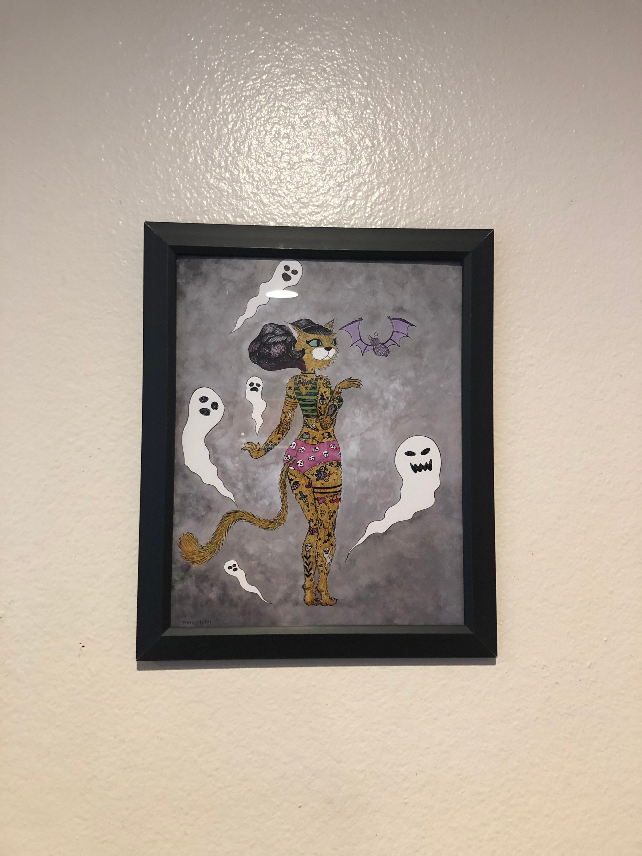 Rockabilly Cat, Pin Up, Cat Art, Rockabilly Stye, Cat Illustration ...