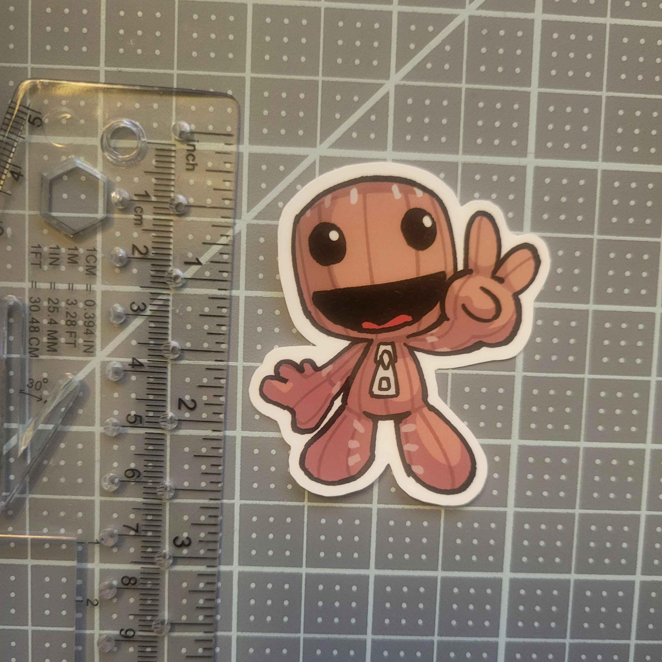 Sackboy | 2.5" Vinyl Sticker - Etsy
