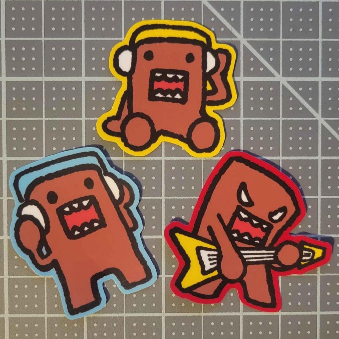 Domo | 2" Vinyl Stickers - Etsy