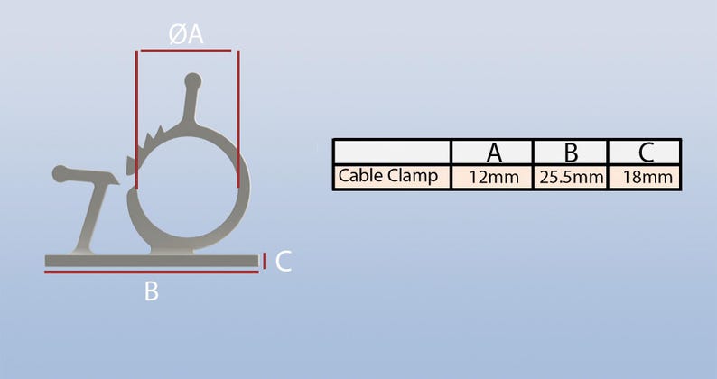 Multi Cable Organizer STL File –3D Printable Cable Clip –desk Wire ...