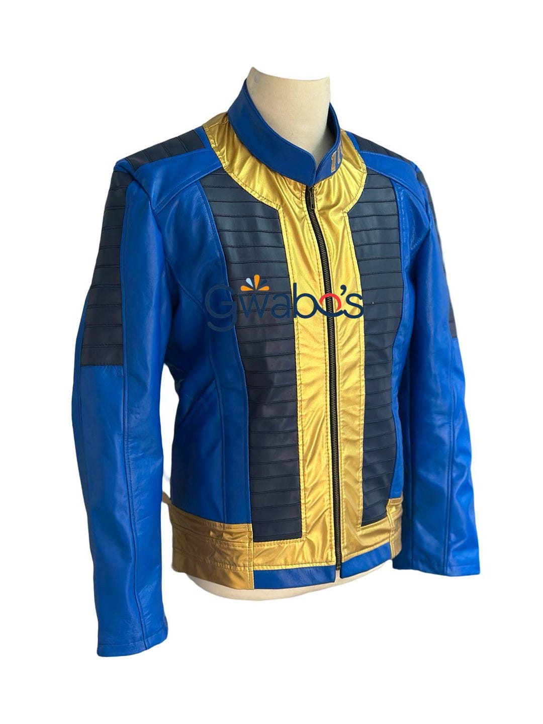 Fallout 111 Leather Cosplay Jacket: Vault-tec Costume, Custom Size - Etsy