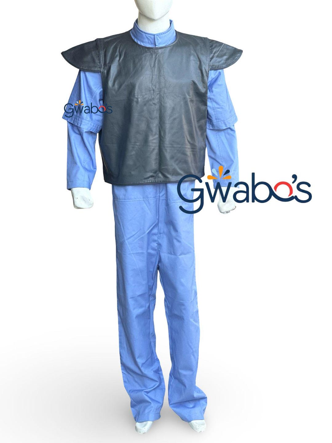 Bounty Hunter Cosplay Suit With Leather Vest – Jango Fett Inspired ...