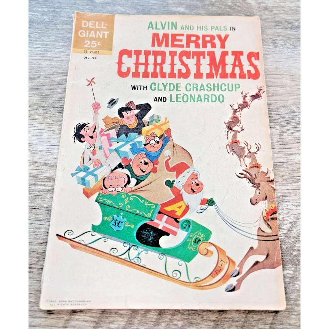 Alvin and His Pals in Merry Christmas With Clyde Crashcup 1963 DELL ...