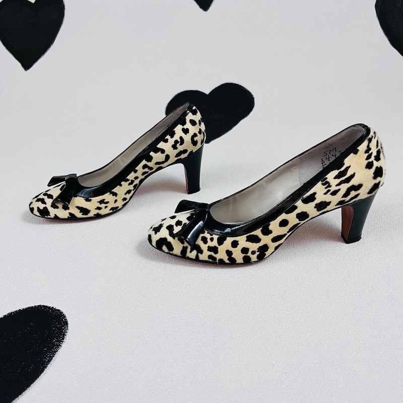 Animal Print Kitten Heels - Etsy