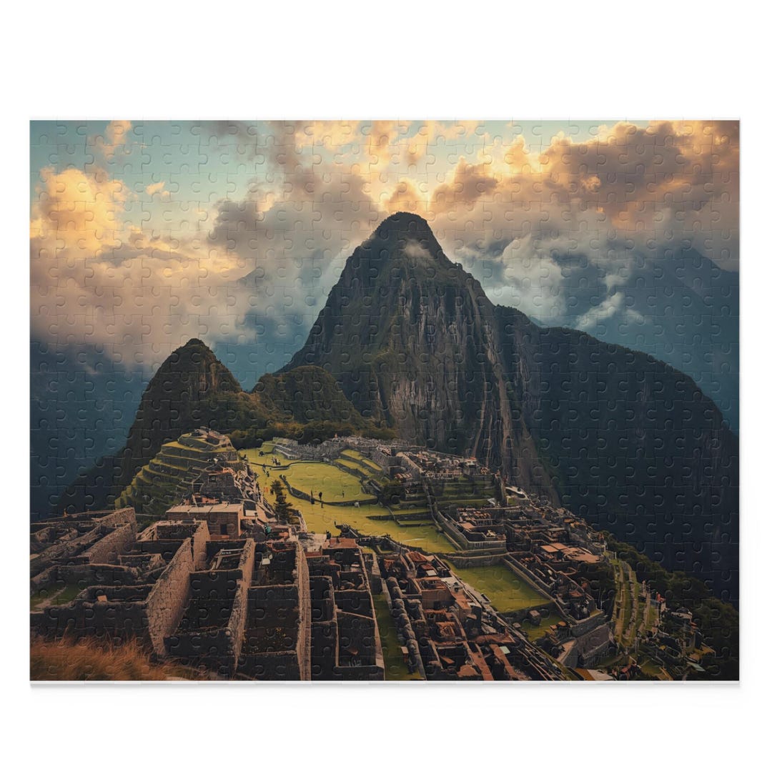 Machu Picchu Sunrise Puzzle Ancient Inca Ruins, Mountain Landscape ...