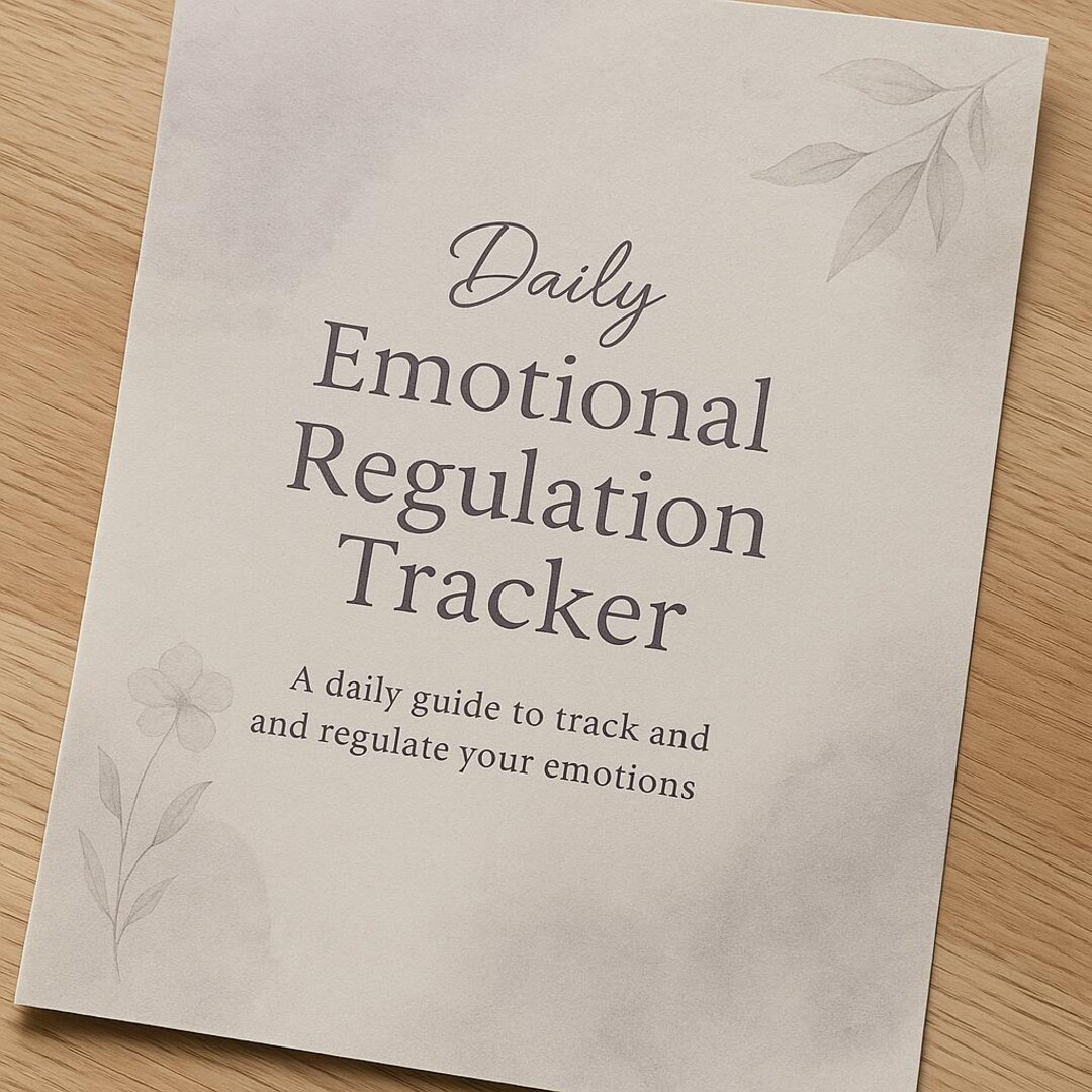 Daily Emotional Regulation Tracker - Etsy