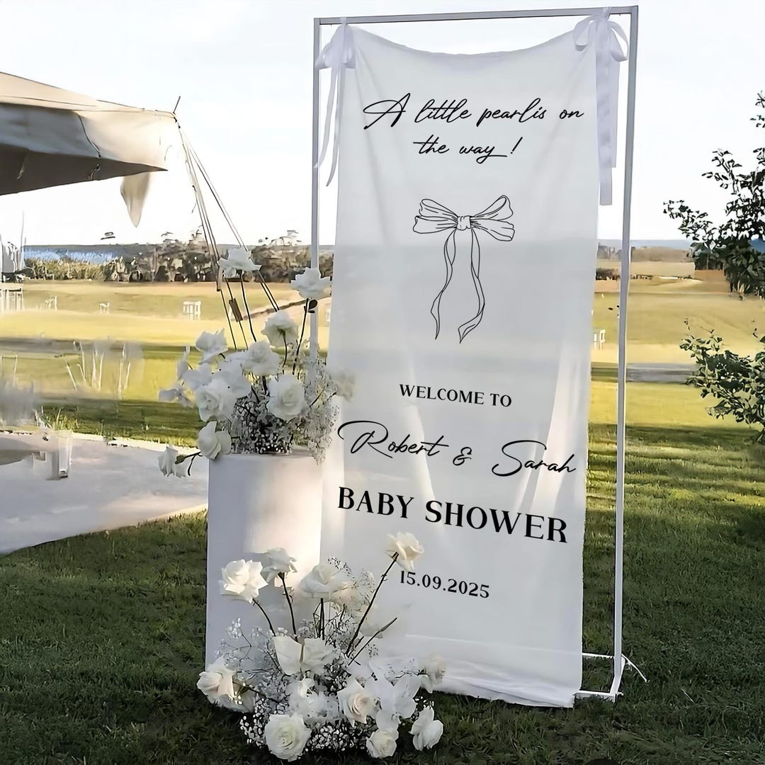 Personalized Baby Shower Sign, Custom Baby Shower Sign, Welcome Sign ...
