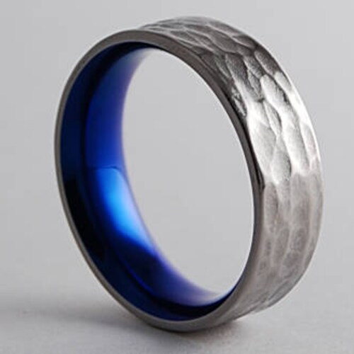 Unique Cracked Men's Ring Men's Dry Earth Band | Etsy