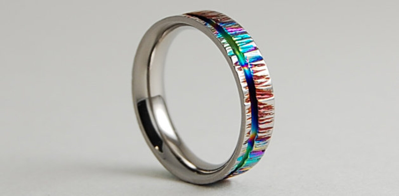 Womens Titanium Ring Womens Wedding Band Womens Promise - Etsy