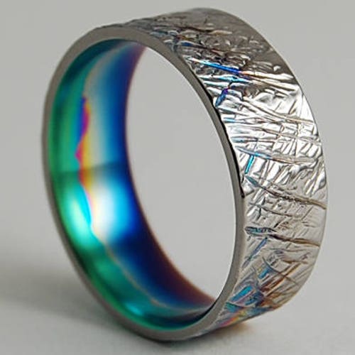 Unique Cracked Men's Ring Men's Dry Earth Band | Etsy