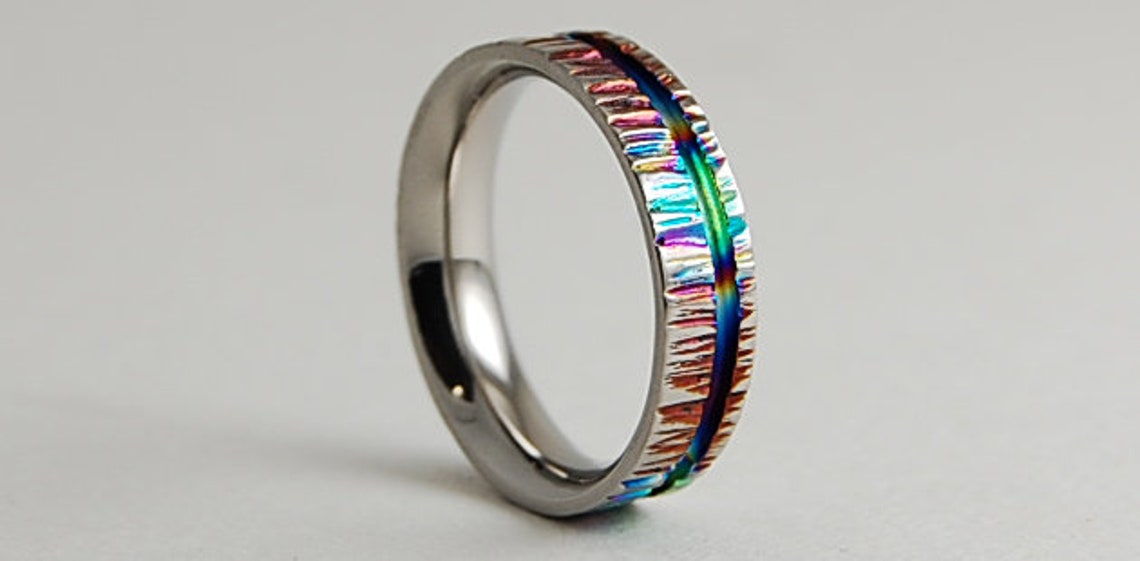 Womens Titanium Ring Womens Wedding Band Womens Promise - Etsy