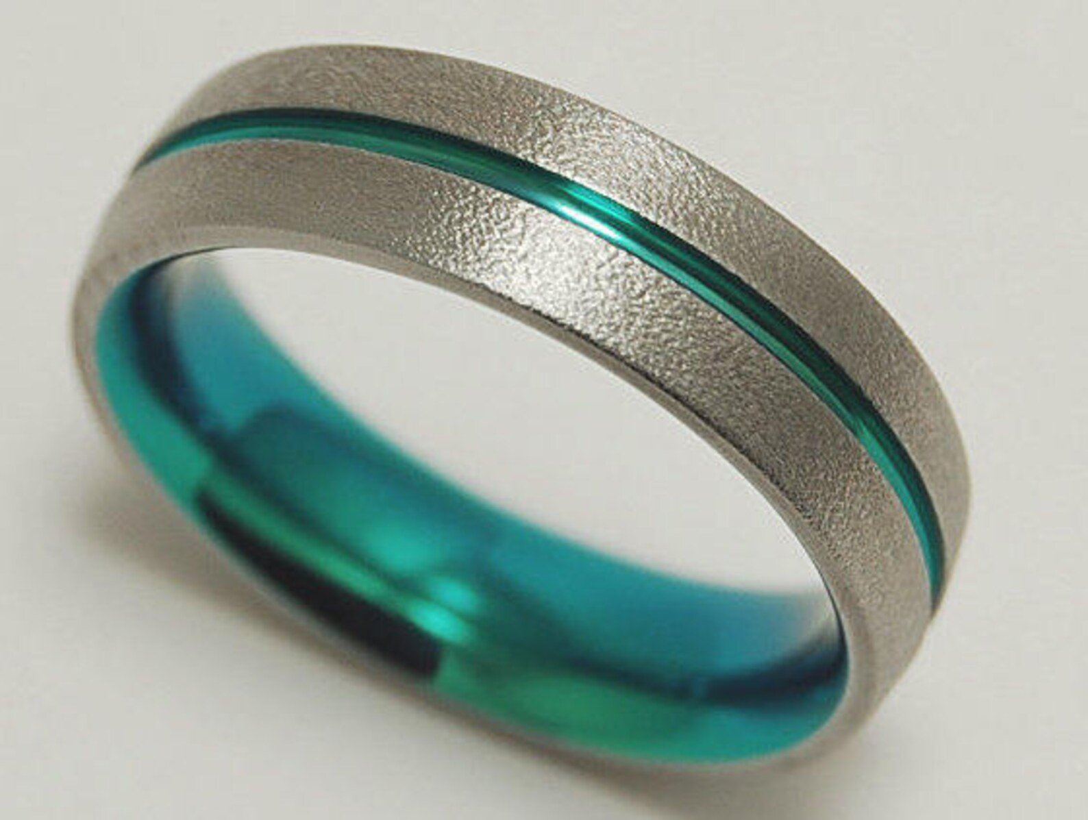 Orion Band with Comfort Fit Interior Titanium Ring Wedding - Etsy.de