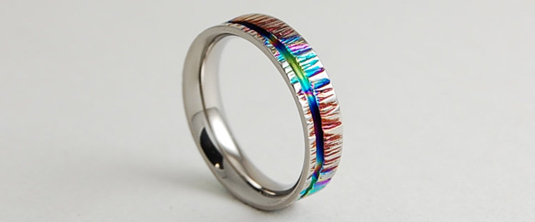Womens Titanium Ring , Womens Wedding Band , Womens Promise Ring ...