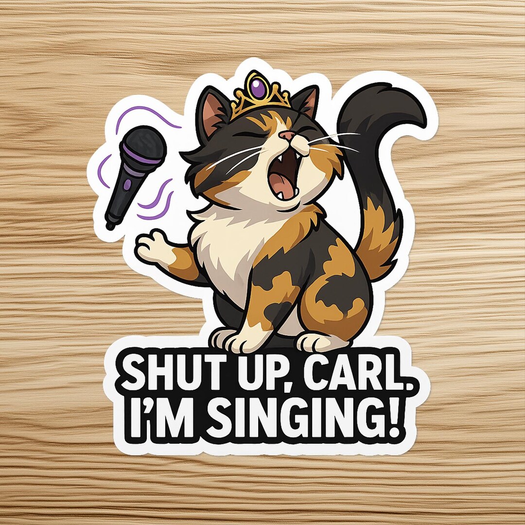 Vinyl Sticker - Donut - Shut up Carl - Dungeon Crawler Carl Unofficial ...