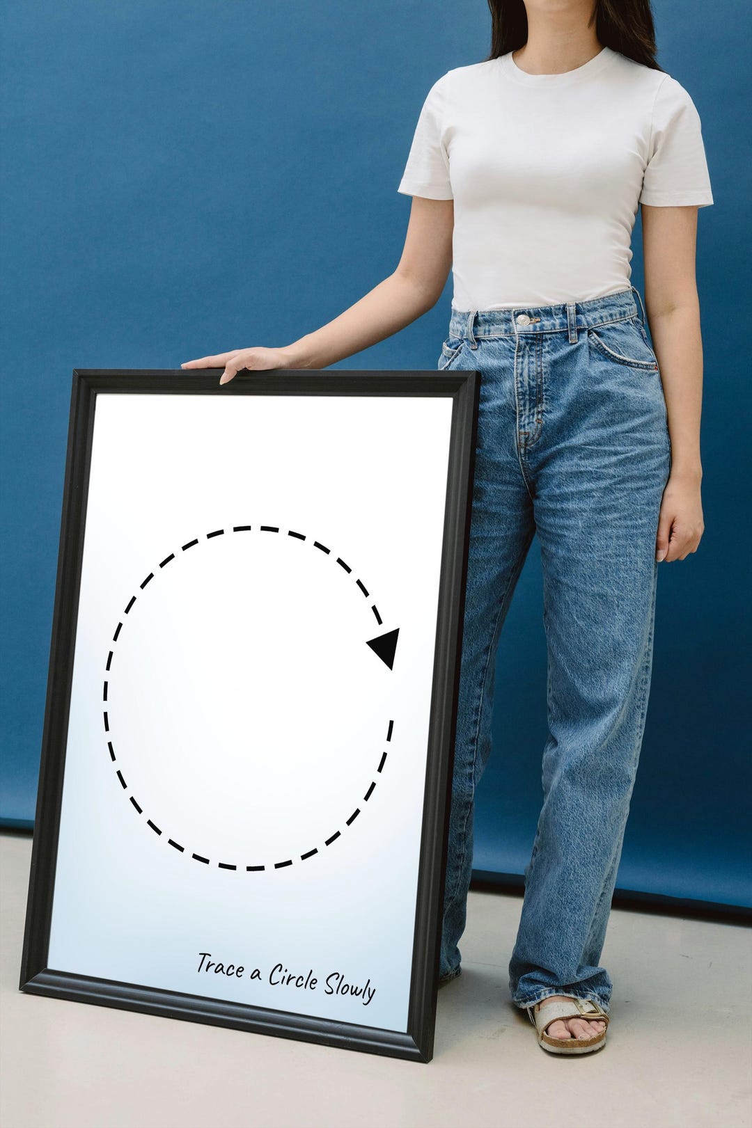 Trace a Circle Slowly — Sensory Break Visual Cue | Digital Download ...