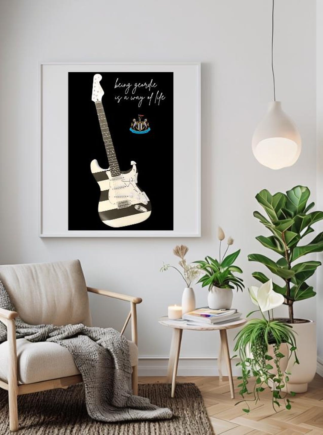 Sam Fender NUFC Print - Etsy