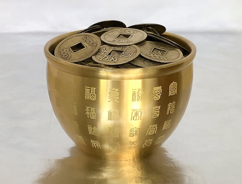 Feng Shui Money Pot, Wealth Bowl for Prosperity and Good Fortune 108 ...
