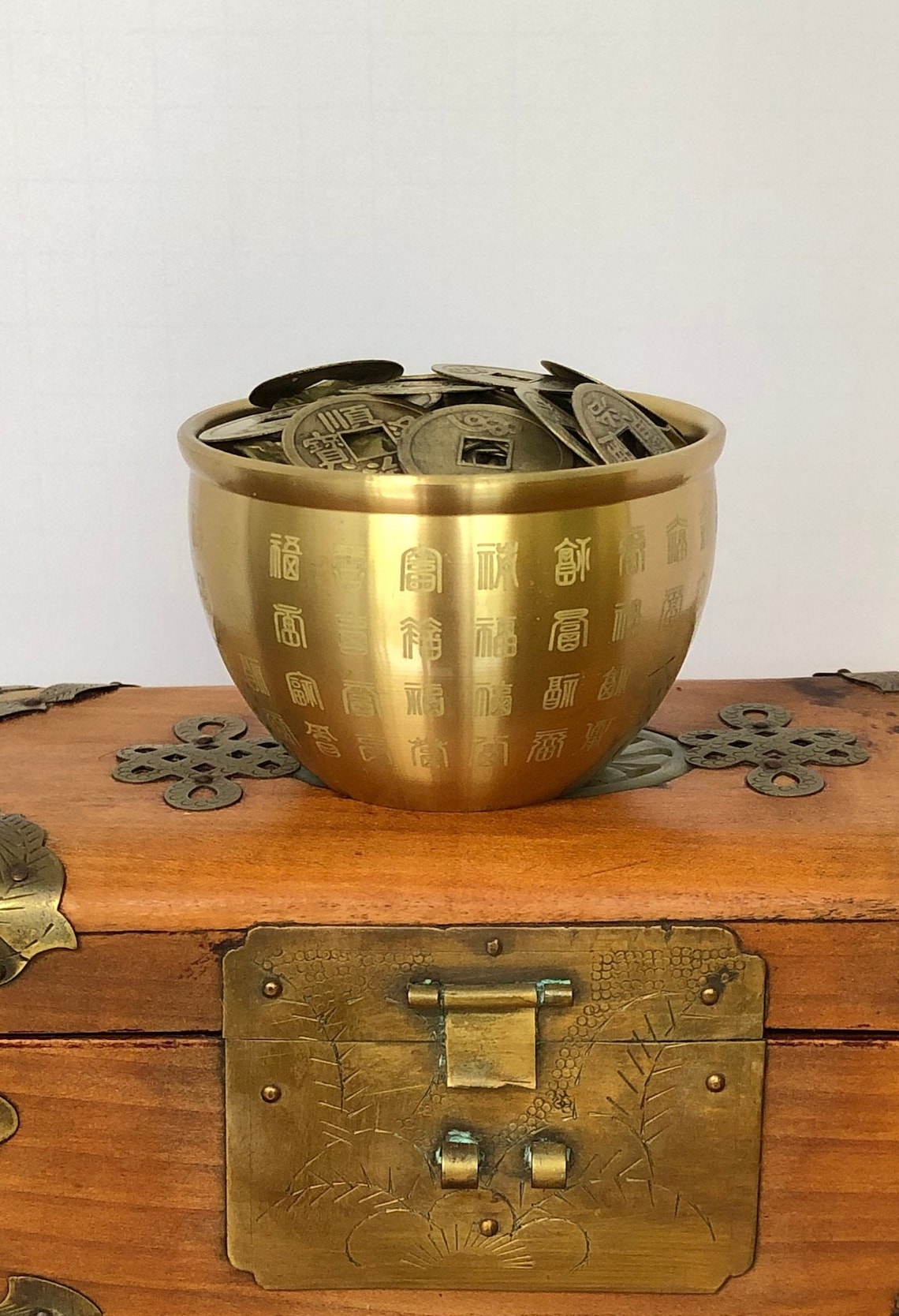 Feng Shui Money Pot, Wealth Bowl for Prosperity and Good Fortune 108 ...