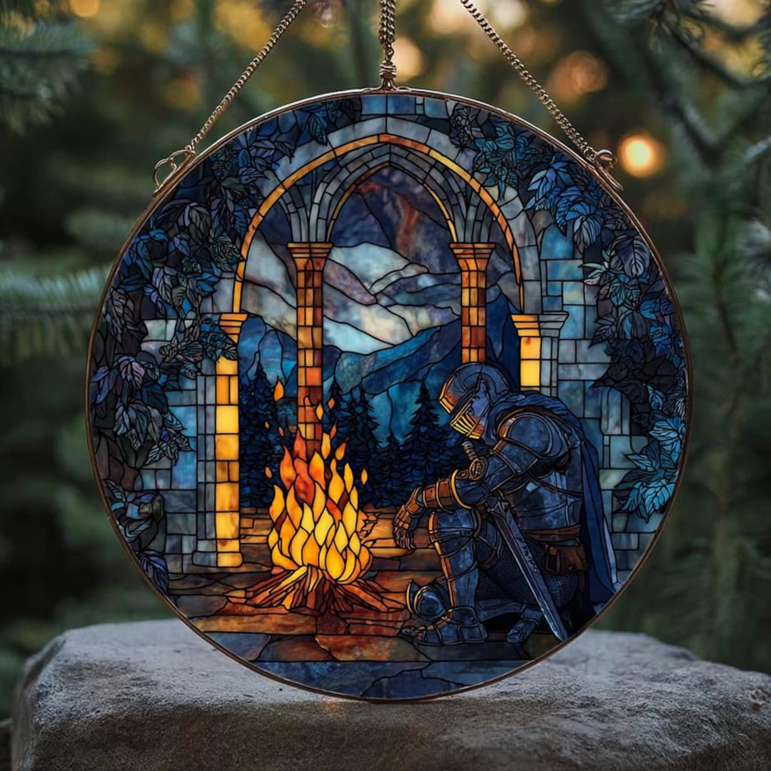 Dark Souls Stain Glass Suncatcher, Artorias the Abysswalker Stained ...
