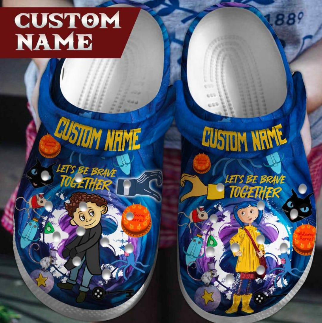 Coraline Clogs Shoes, Coraline Cartoon Summer Shoes, Coraline Clogs for ...