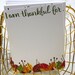 Illustrated Fall Floral I Am Thankful for Flat Notecard Set | Blank ...