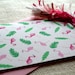 Hot Pink Flamingo and Palm Frond Stationery Set| Illustrated Tropical ...