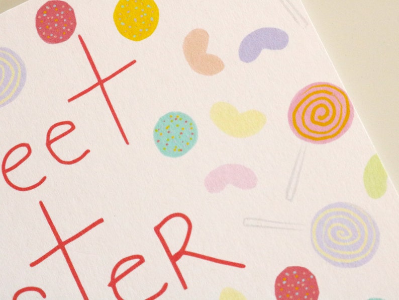 Sweet Easter Wishes Easter Greeting Card | Pastel Easter Candy ...