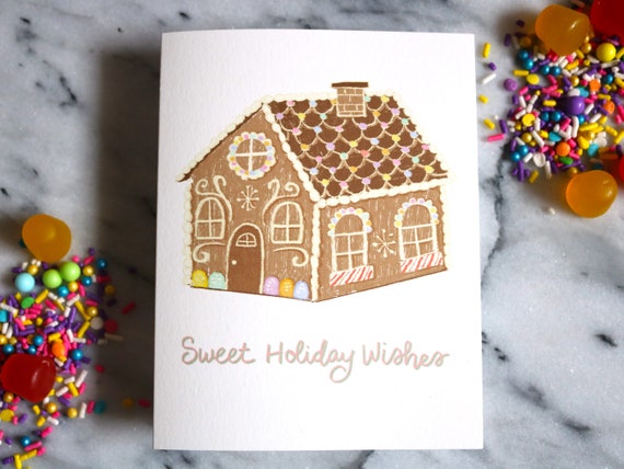 Gingerbread House Cards