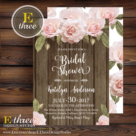 Rustic wedding shower invitations 60 photos - Astyledwedding.com