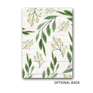 Greenery Baby Shower Invitation - Shiplap and Green Leaves - Gender ...