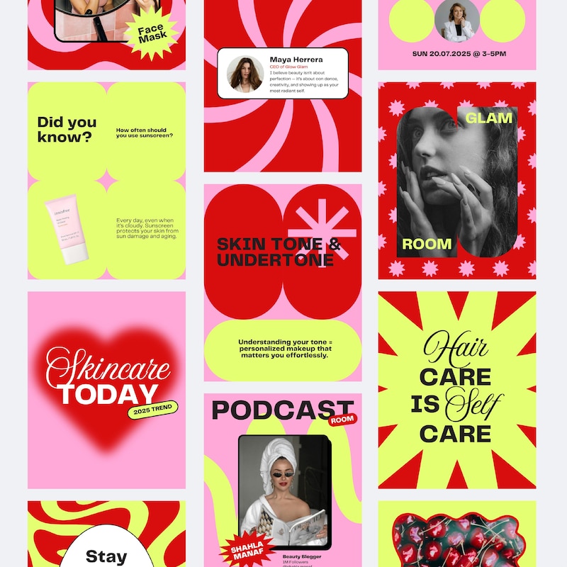 Ski Instagram Template - Etsy UK